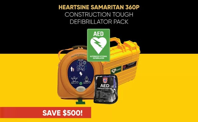 Portable Defibrillators Provide Safer Construction Sites